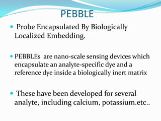 optical nanosensors | PPTX