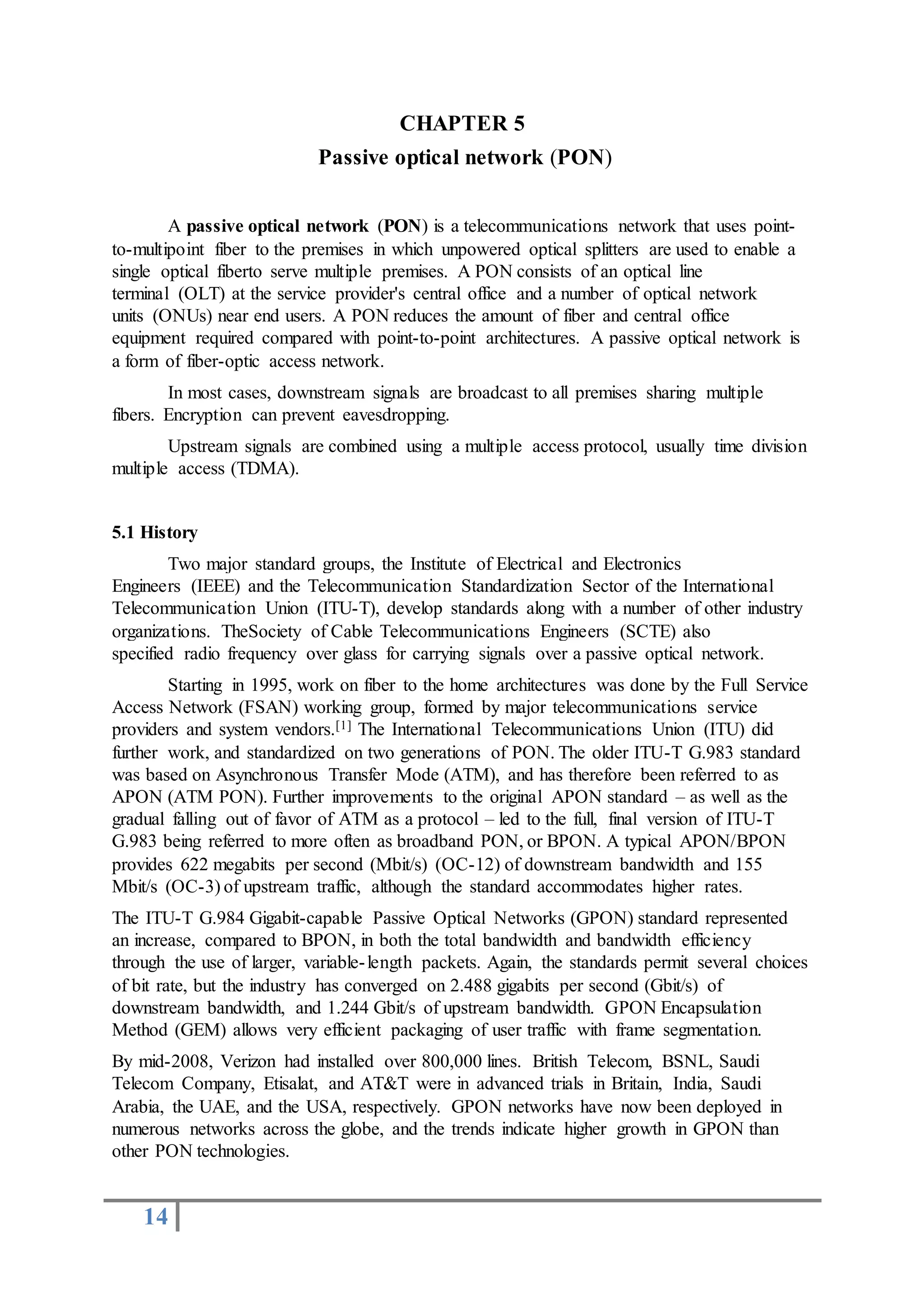 Optical network architecture | DOCX