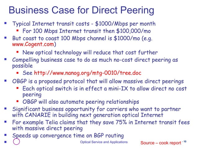 Optical Networks Infrastructure | PPT | Computer Networking | Computing