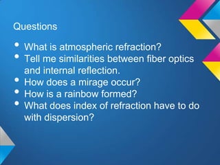 Optical phenomena | PPTX