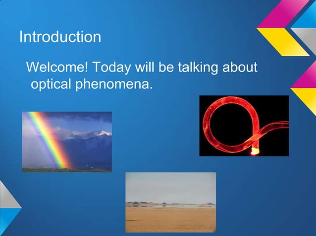 Optical phenomena | PPT | Free Download