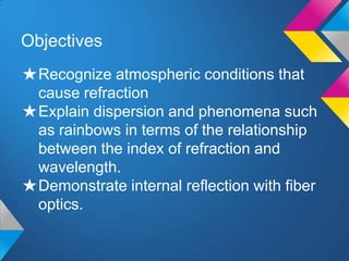 Optical phenomena | PPTX