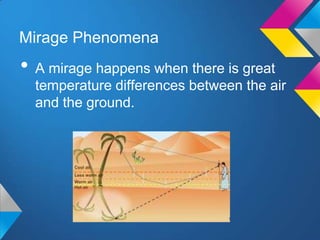 Optical phenomena | PPTX
