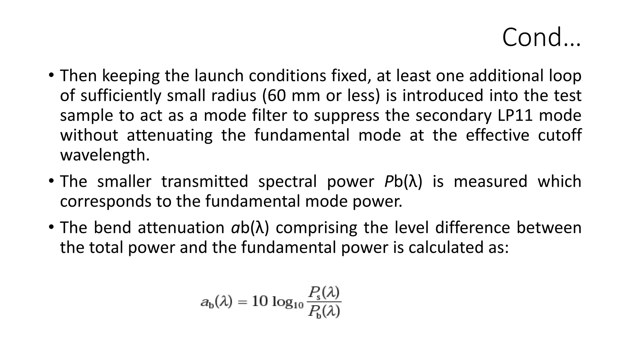 Optical power measurement | PPTX