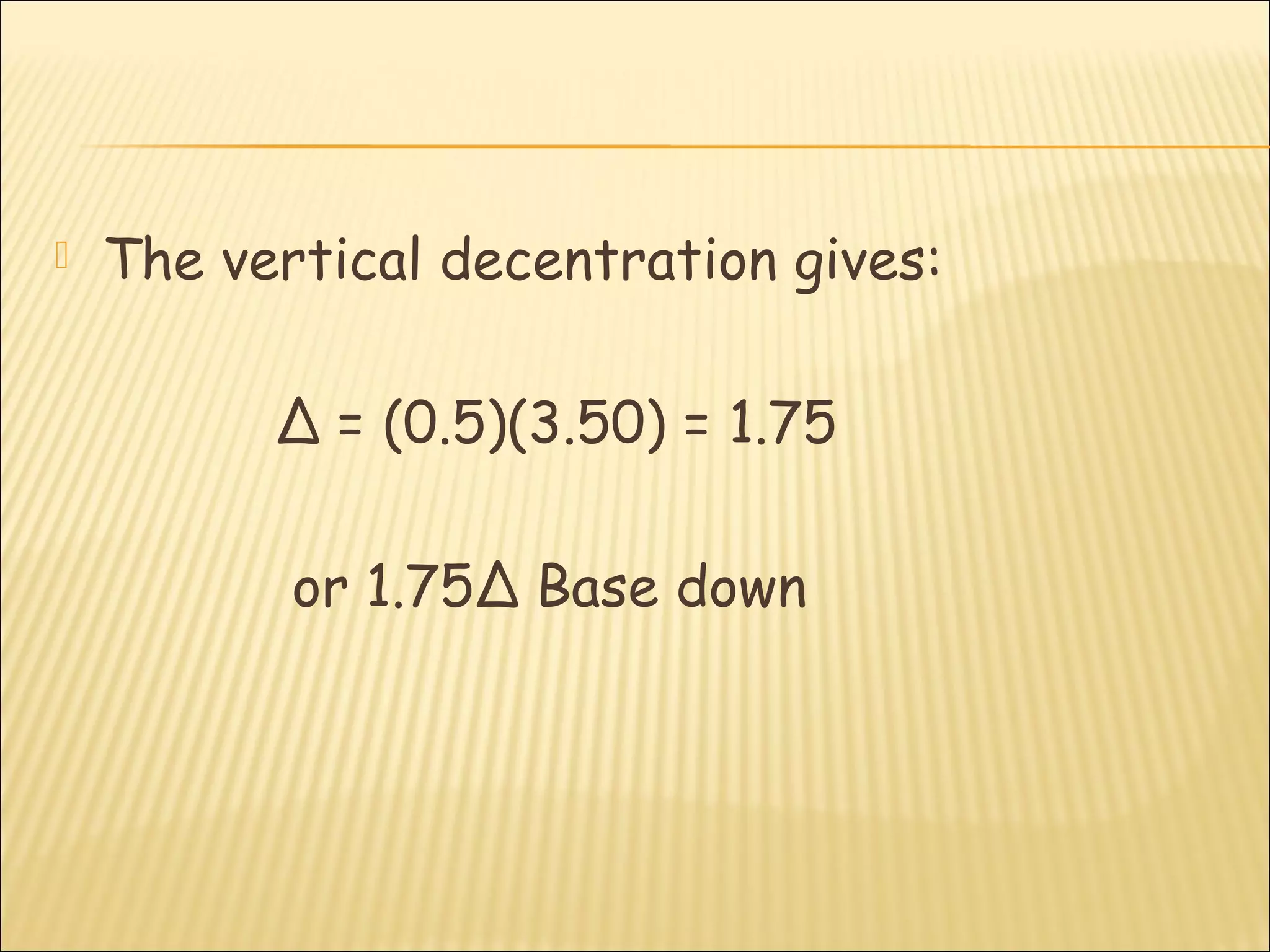 Optical prism decentration | PPT