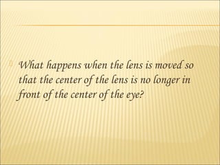 Optical prism decentration | PPT