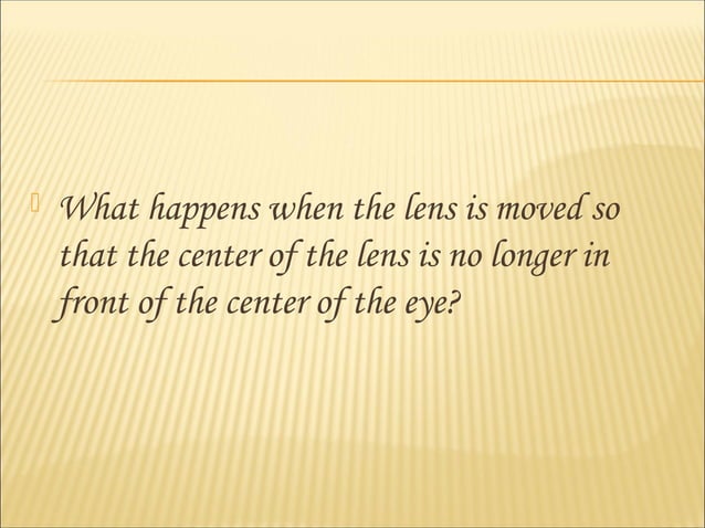 Optical prism decentration | PPT