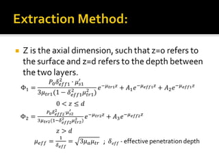 Brain Optical Properties Extraction | PPT