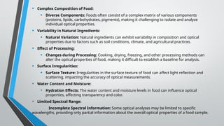 Optical Properties of Food to learn food mechanics | PPTX