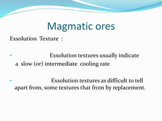OPTICAL PROPERTIES OF ORE TEXTURE | PPTX