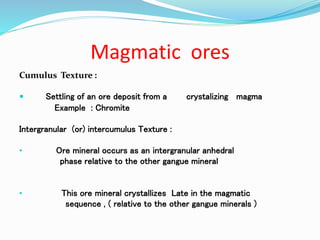 OPTICAL PROPERTIES OF ORE TEXTURE | PPTX