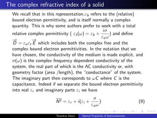 Optical properties of semiconductors ppt | PDF