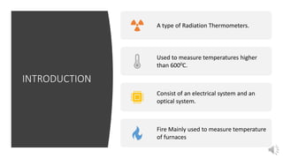 Optical pyrometer | PPTX