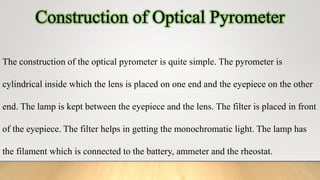 Optical pyrometer. | PDF