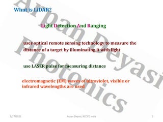 LiDAR | PPT