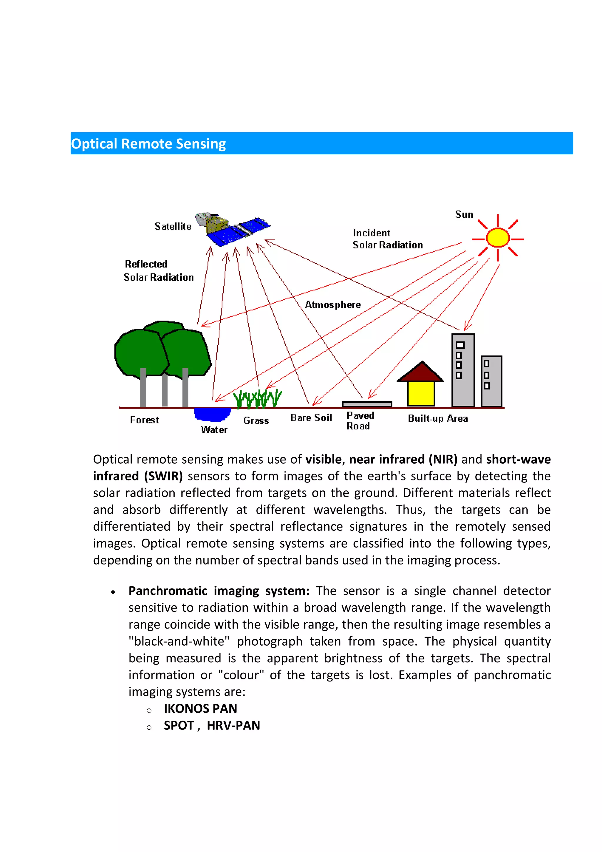 Optical remote sensing | PDF