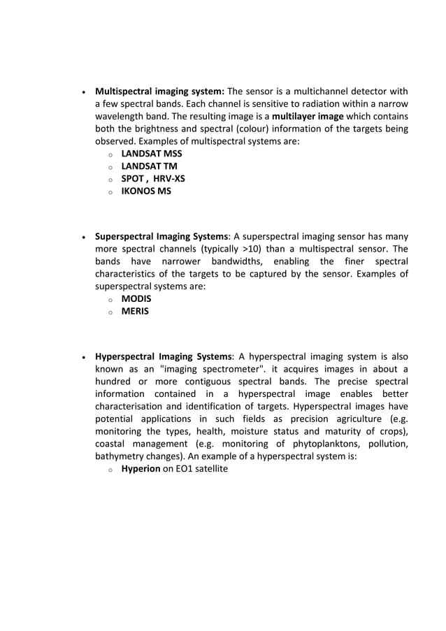 Optical remote sensing | PDF