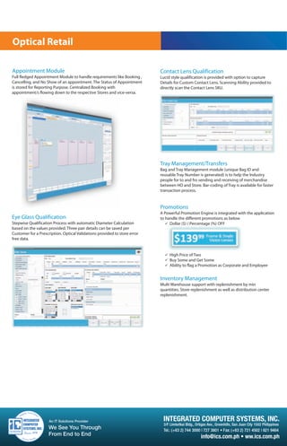 Industry Focus: Optical Retail | PDF