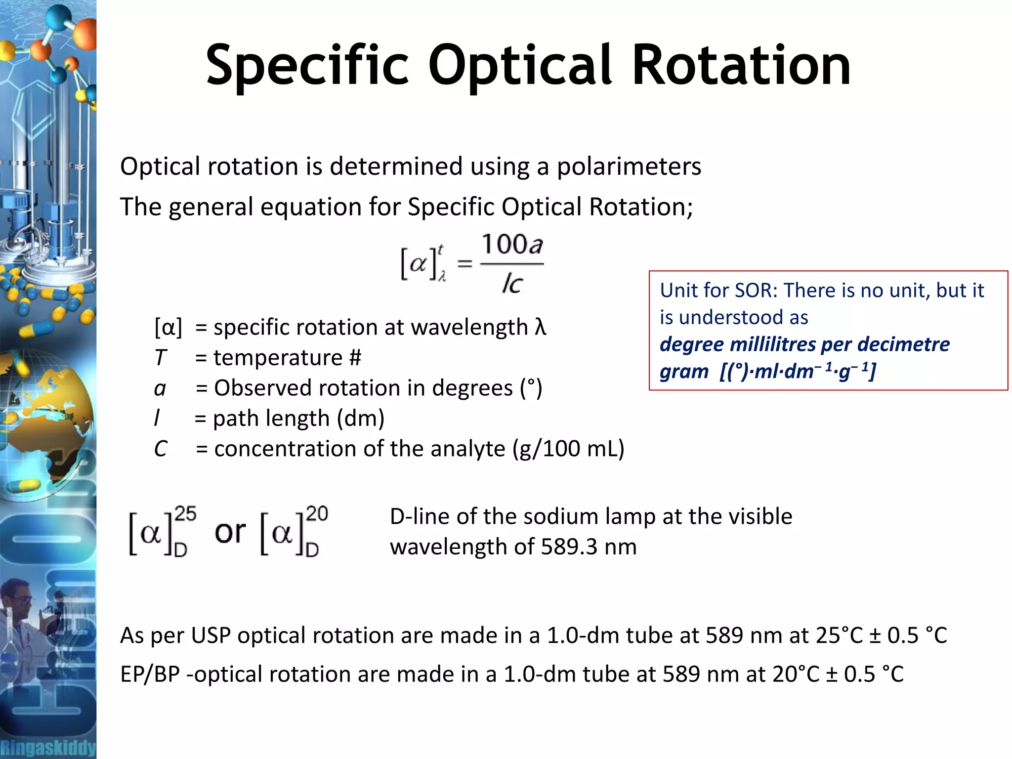 Optical Rotation and Polarimeter by Dr. A. Amsavel | PDF