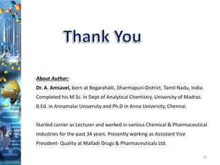 Optical Rotation and Polarimeter by Dr. A. Amsavel | PDF