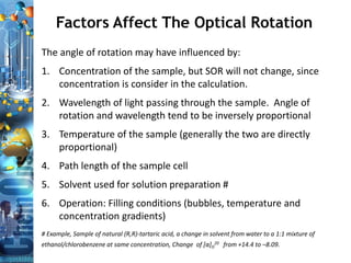Optical Rotation and Polarimeter by Dr. A. Amsavel | PPT