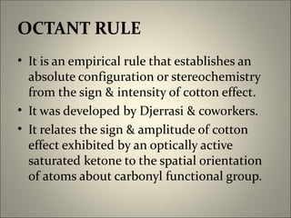 Opticalrotatory dispersion | PPT