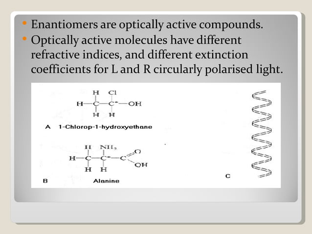 Opticalrotatory dispersion | PPT