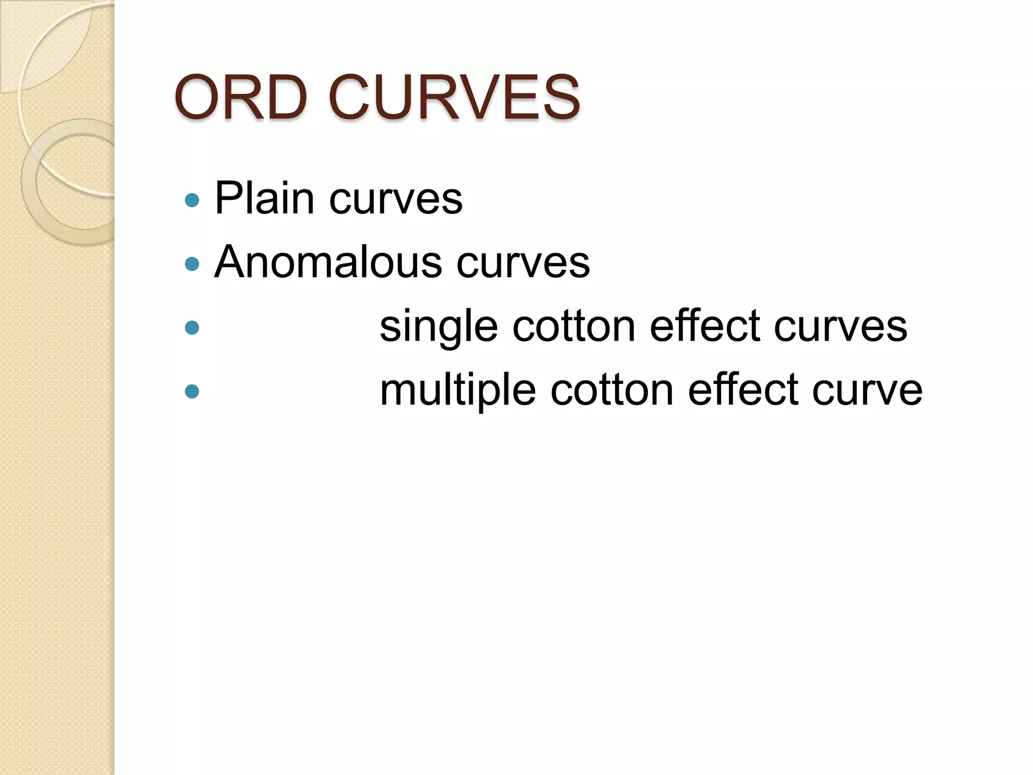 Optical rotatory dispersion & circular dichorism | PPTX