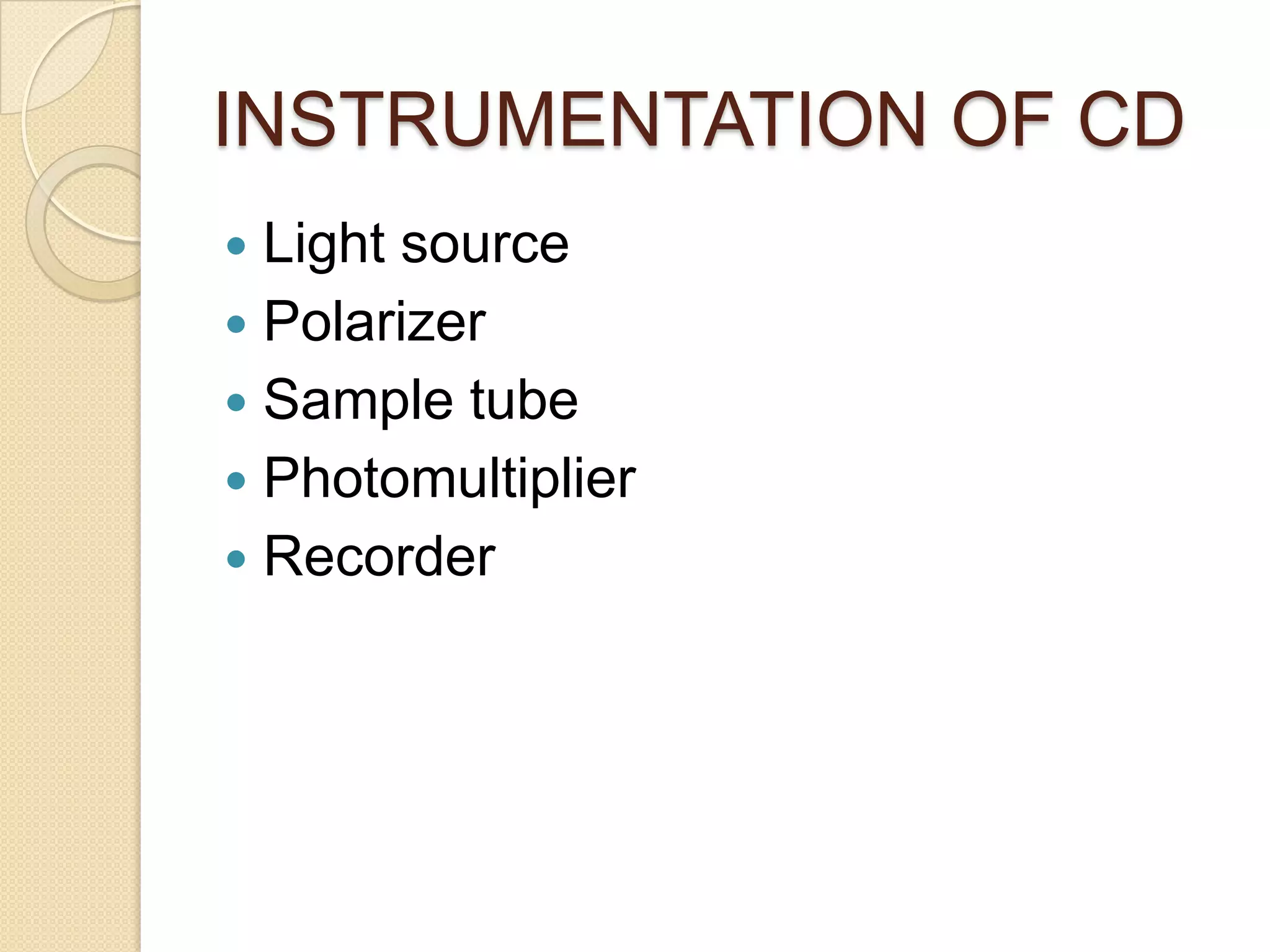 Optical rotatory dispersion & circular dichorism | PPTX
