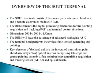 Optical satellite communication | PPTX