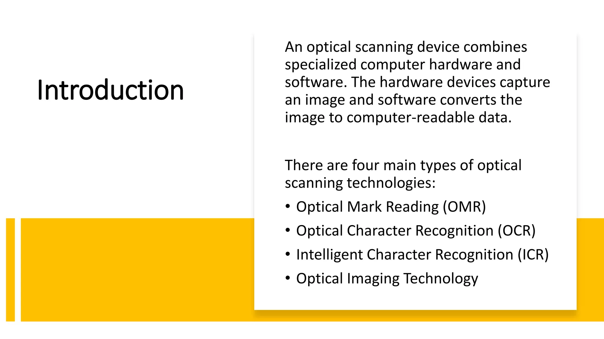 Optical scanning system | PPTX Optical scanning system | PPTX