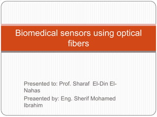 Biomedical Optical Sensor | PPTX