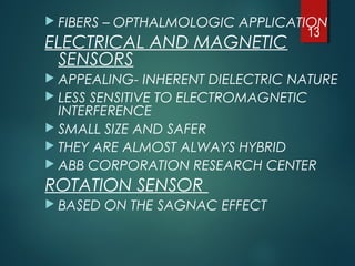 Optical sensors and their applications | PPT