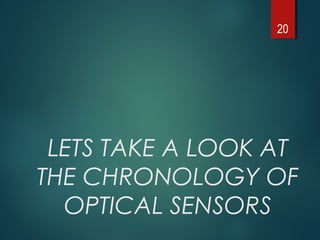 Optical sensors and their applications | PPT