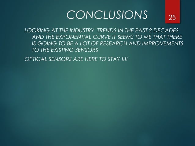 Optical sensors and their applications | PPT | Cameras and Camcorders ...