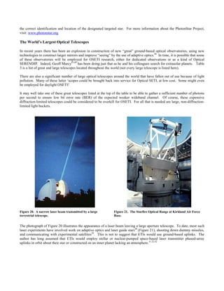 Optical seti observatories a review | PDF | Sci-fi and Fantasy ...