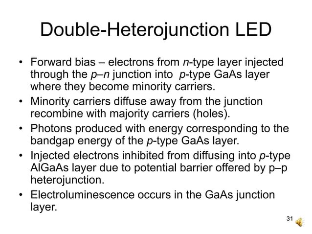 Optical sources led | PPT | Physics | Science
