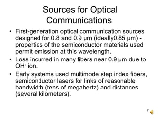 Optical sources led | PPT | Physics | Science