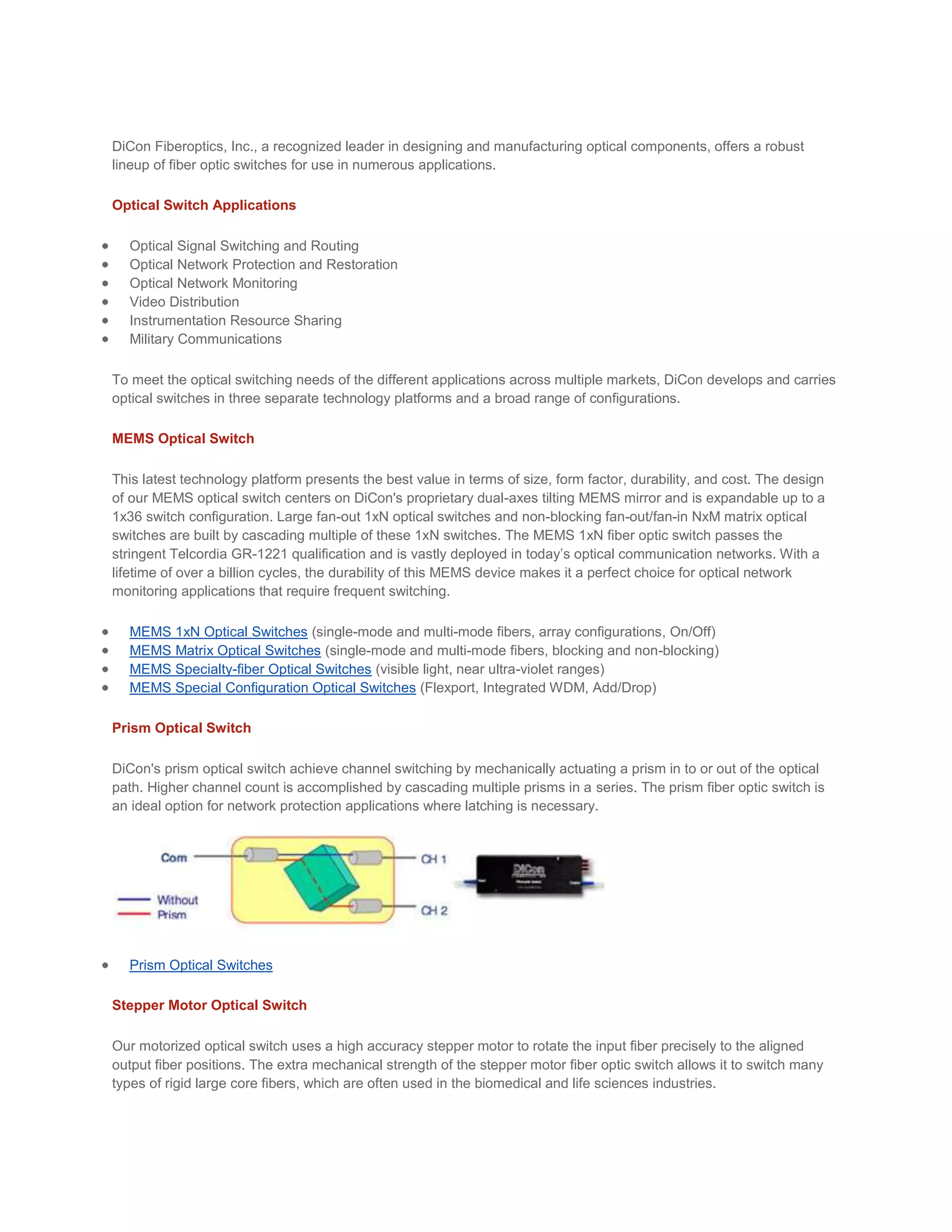 Optical switching | DOCX