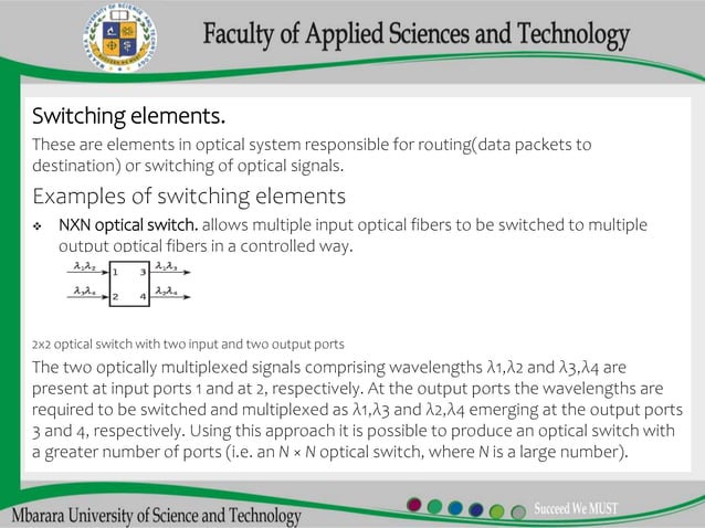 OPTICAL SWITCHING.ppt | Computer Networking | Computing