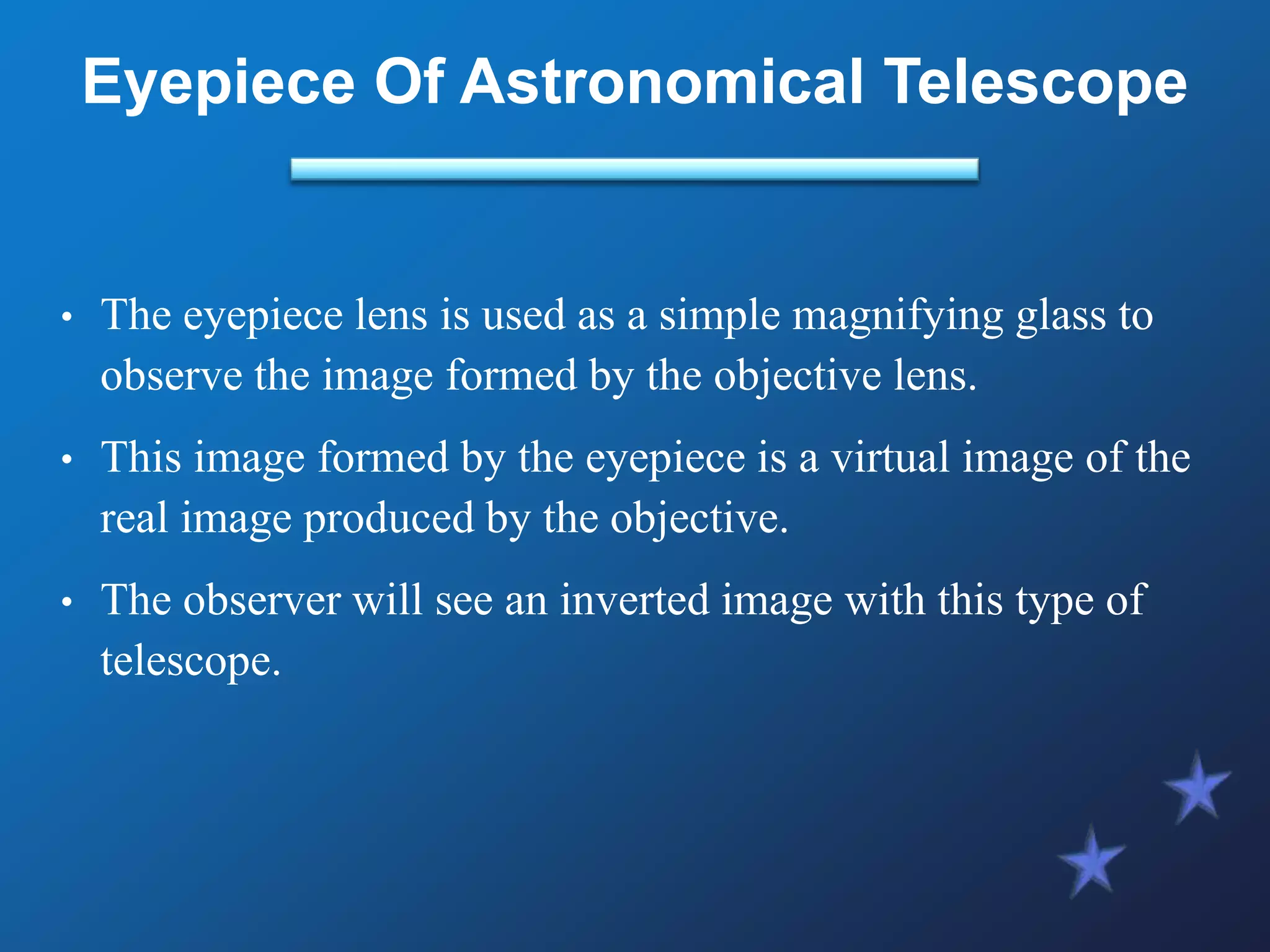 Optical telescope | PPTX