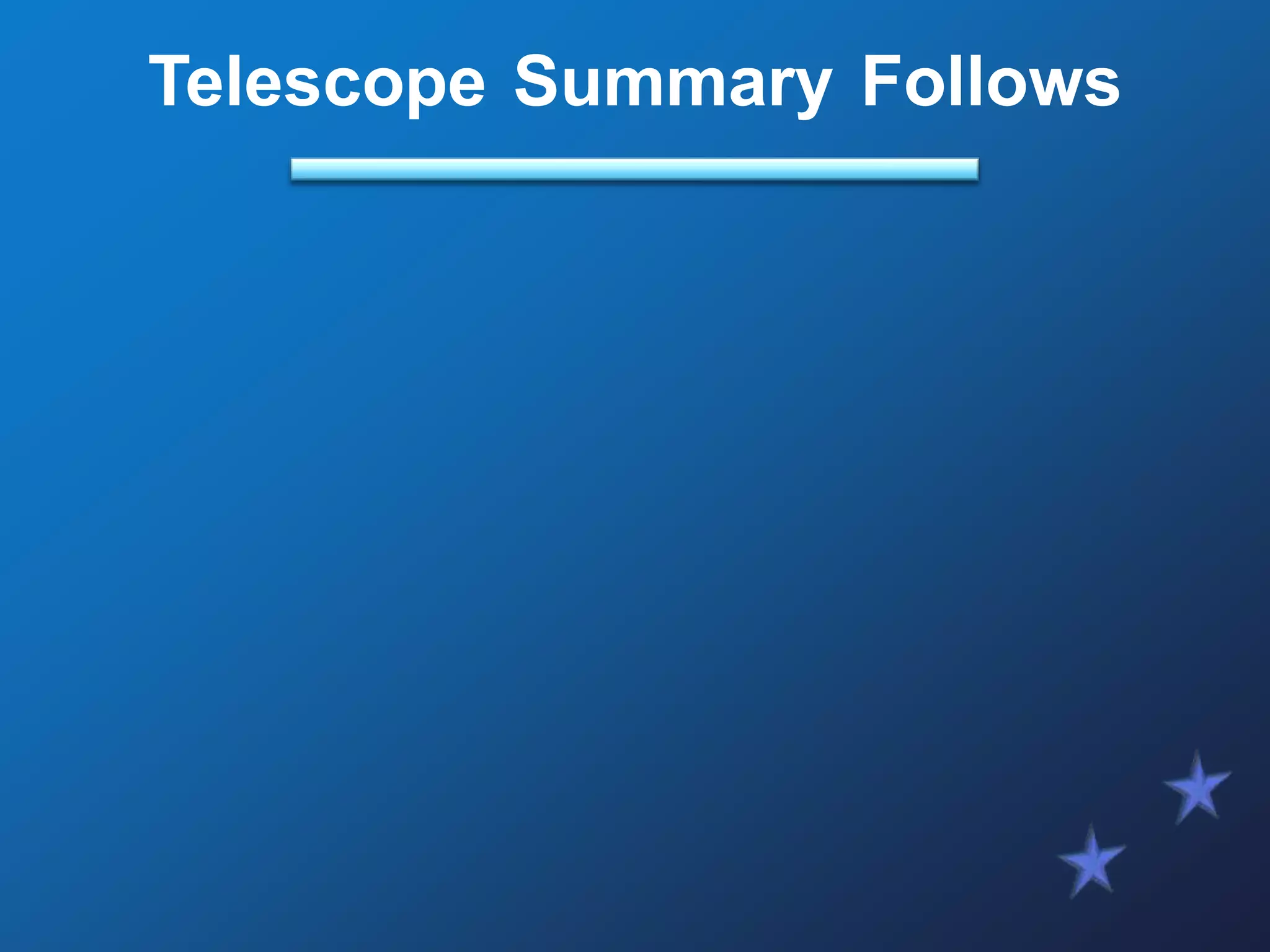 Optical telescope | PPTX