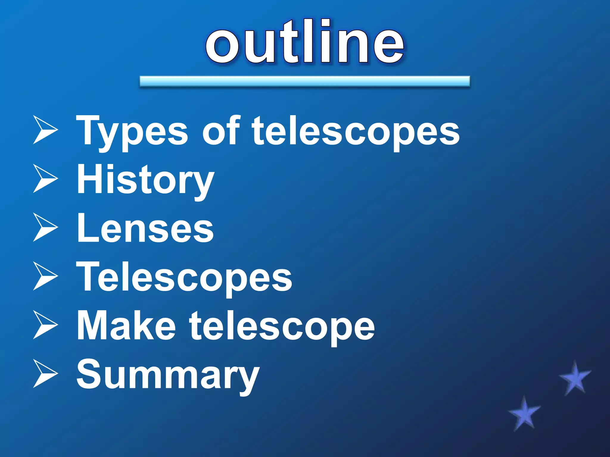 Optical telescope | PPTX