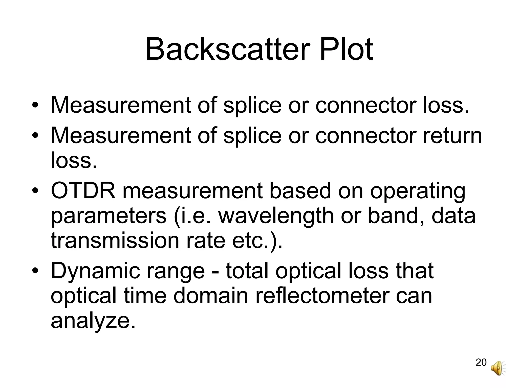 Optical time domain reflectometry | PPT