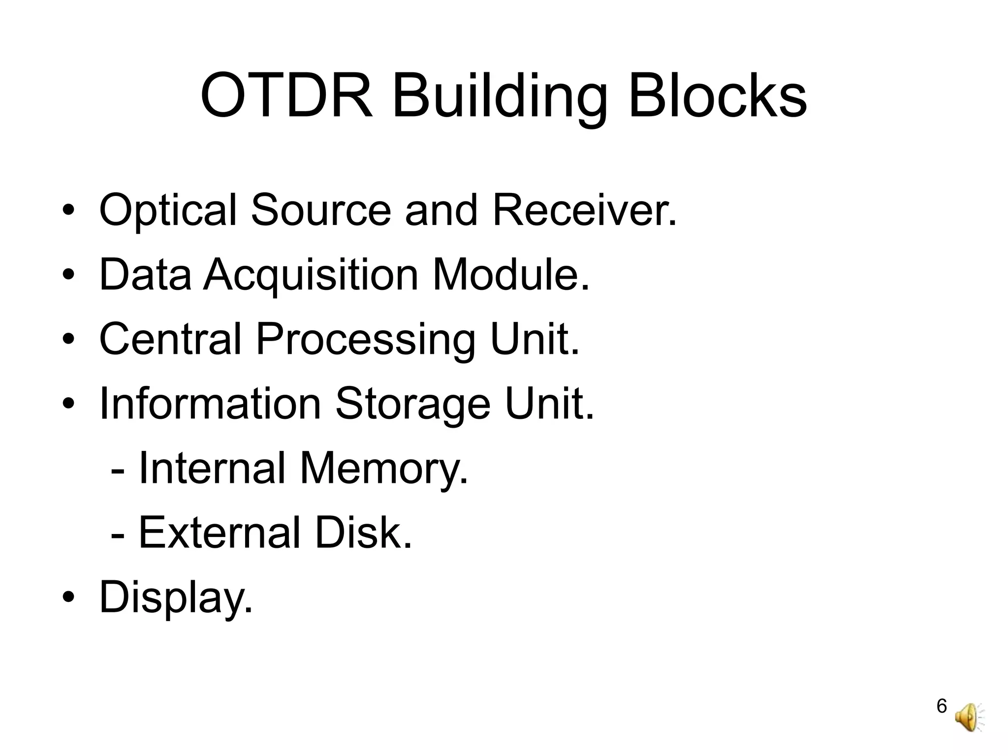 Optical time domain reflectometry | PPT