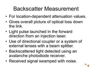 Optical time domain reflectometry | PPT