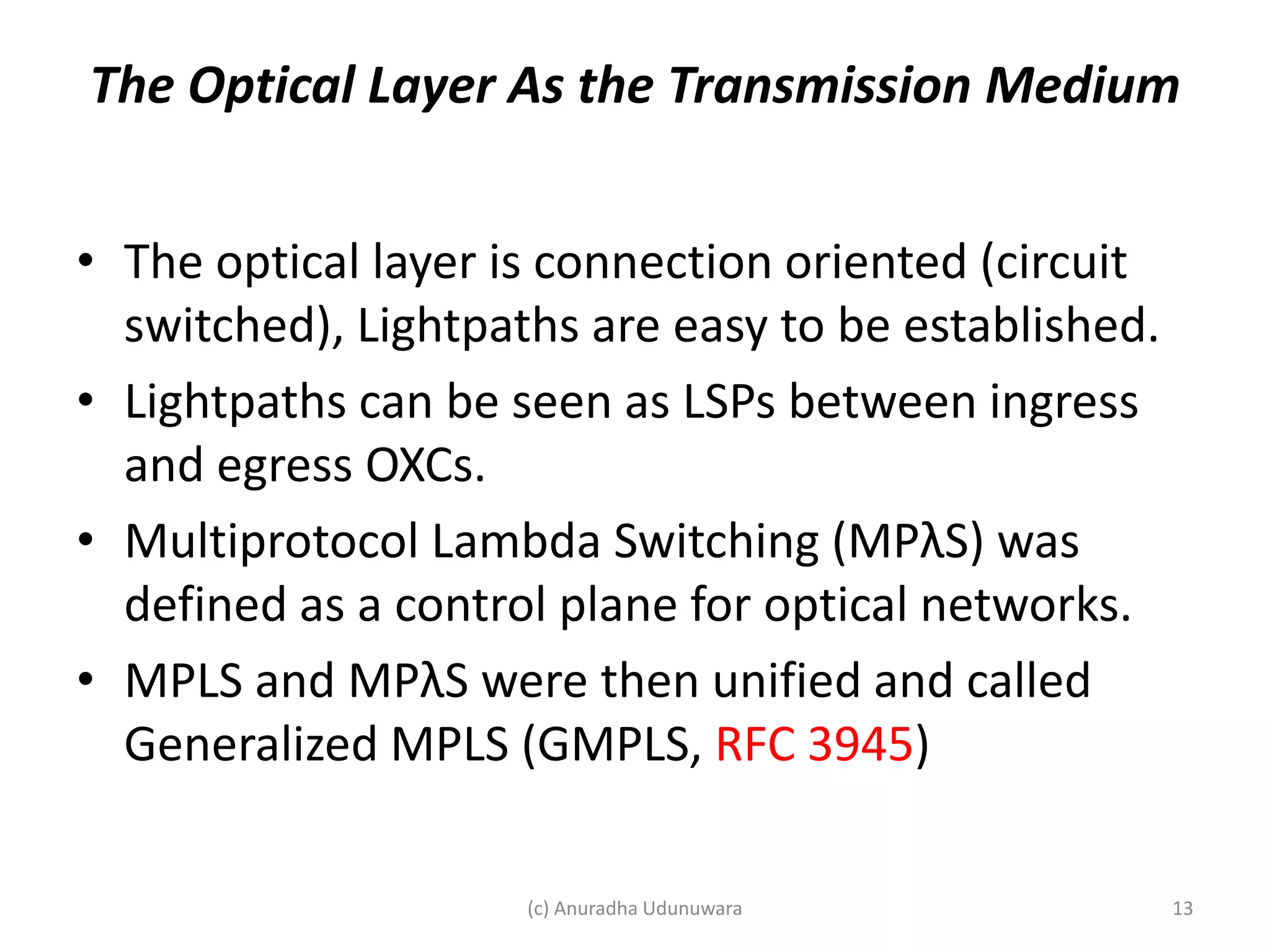 Optical Transport Network | PDF
