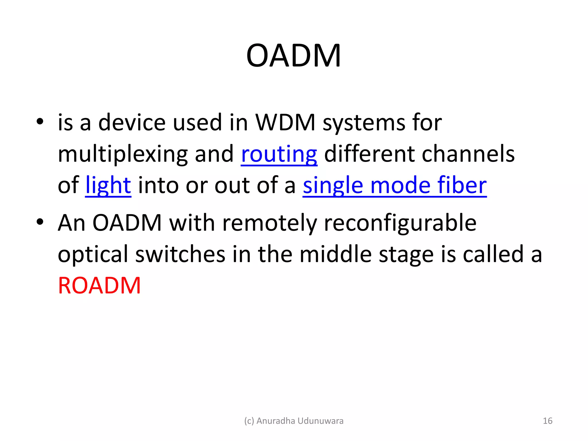 Optical Transport Network | PDF