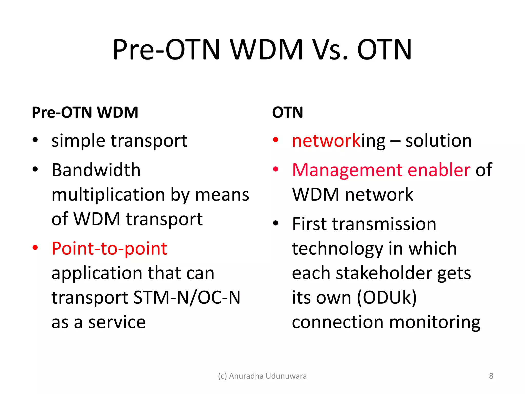 Optical Transport Network | PDF
