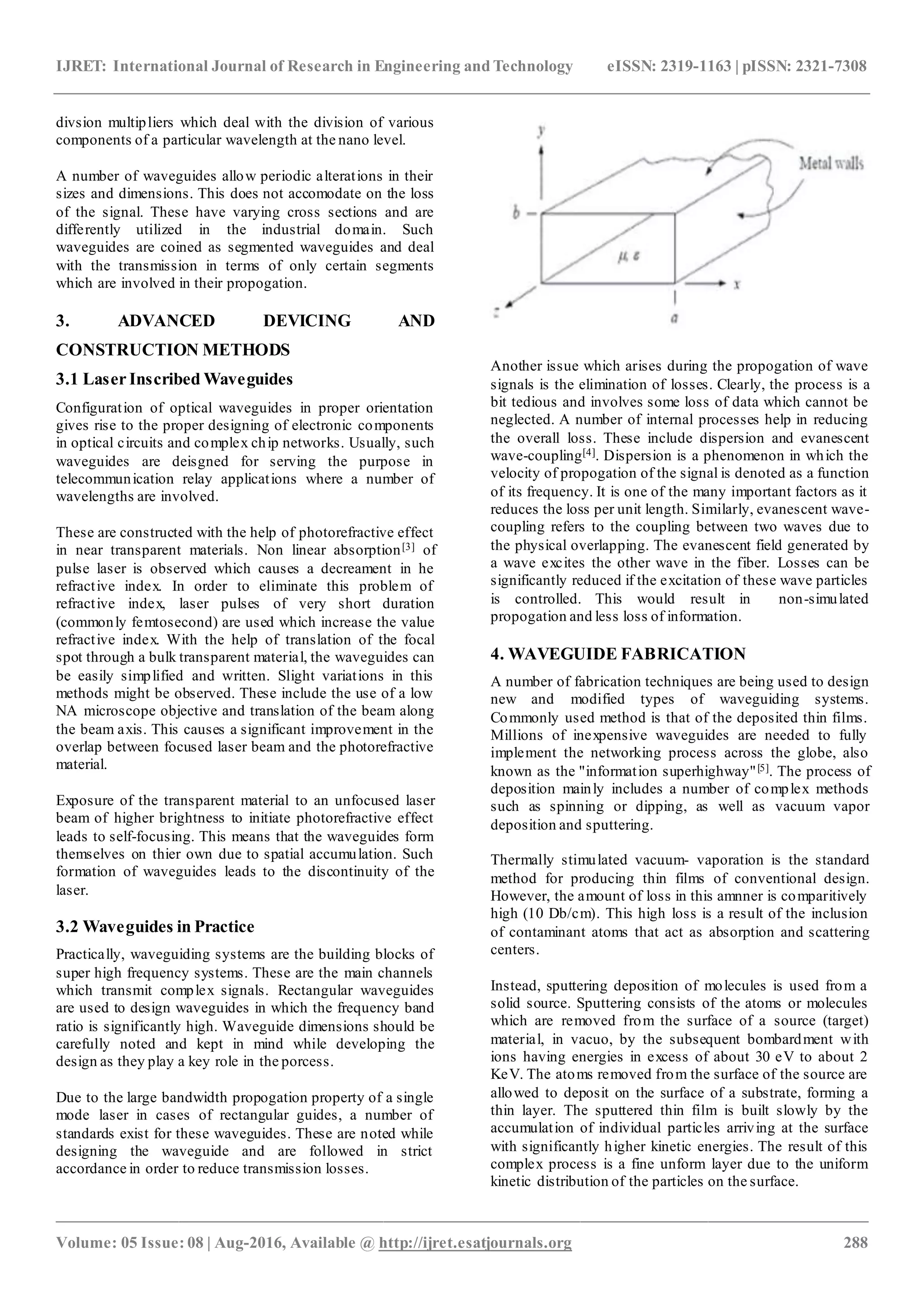 Optical waveguiding systems constructions and applications | DOCX